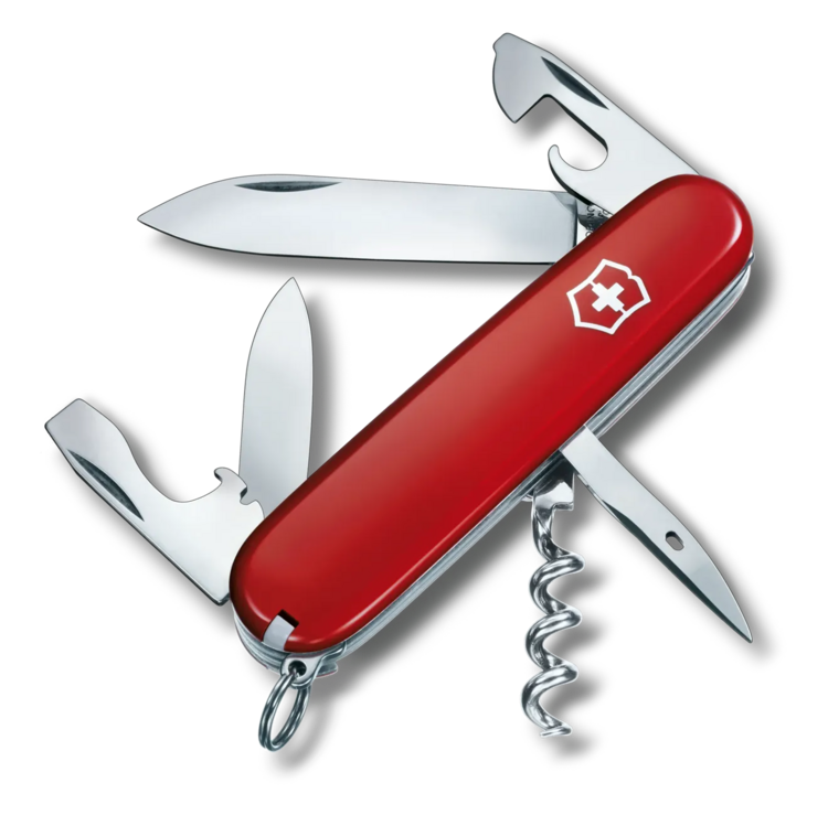 VICTORINOX COUTEAU SPARTAN ROUGE 12 FONCTION - Pavillon Chasse et Pêche